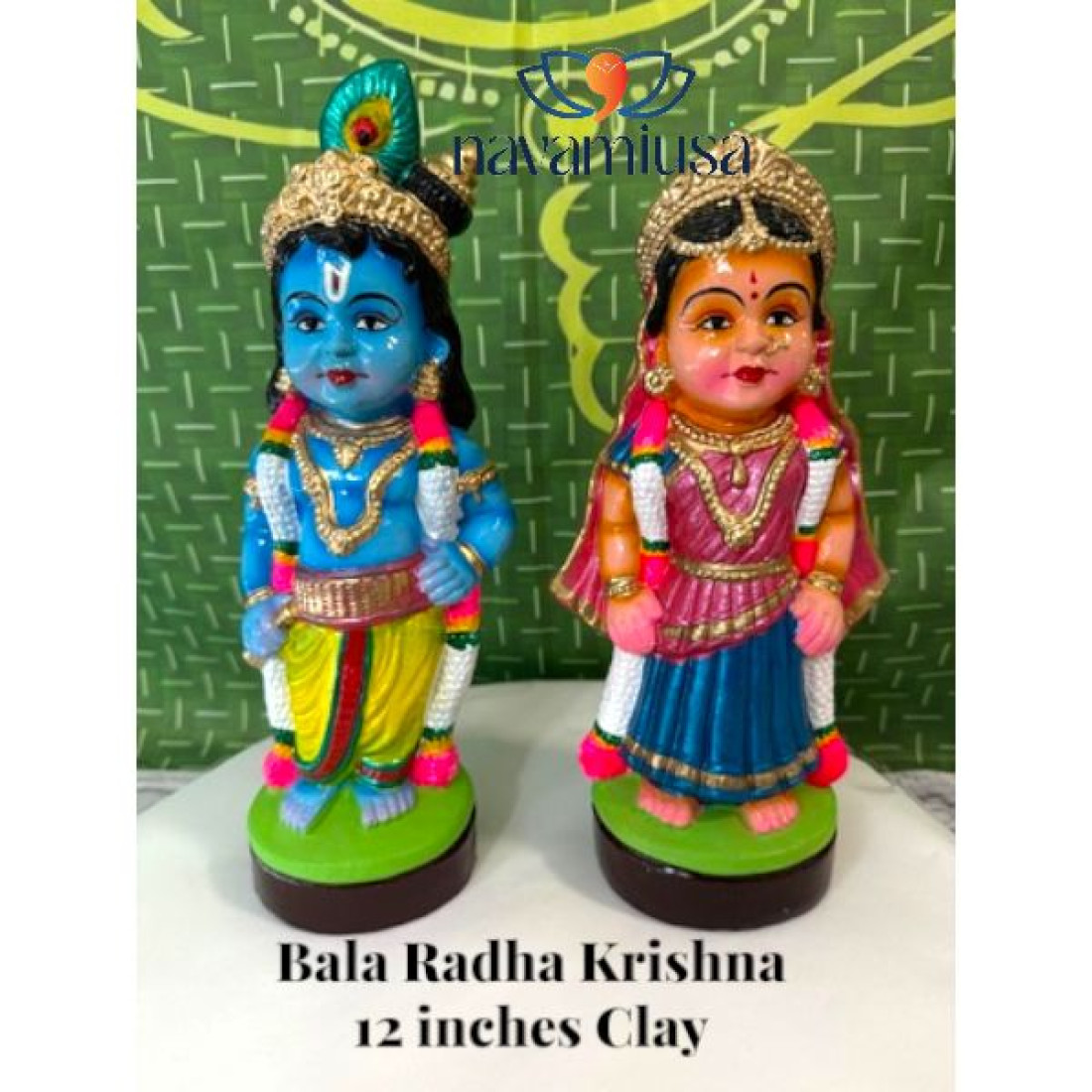 Bala Radha Krishna Clay Set